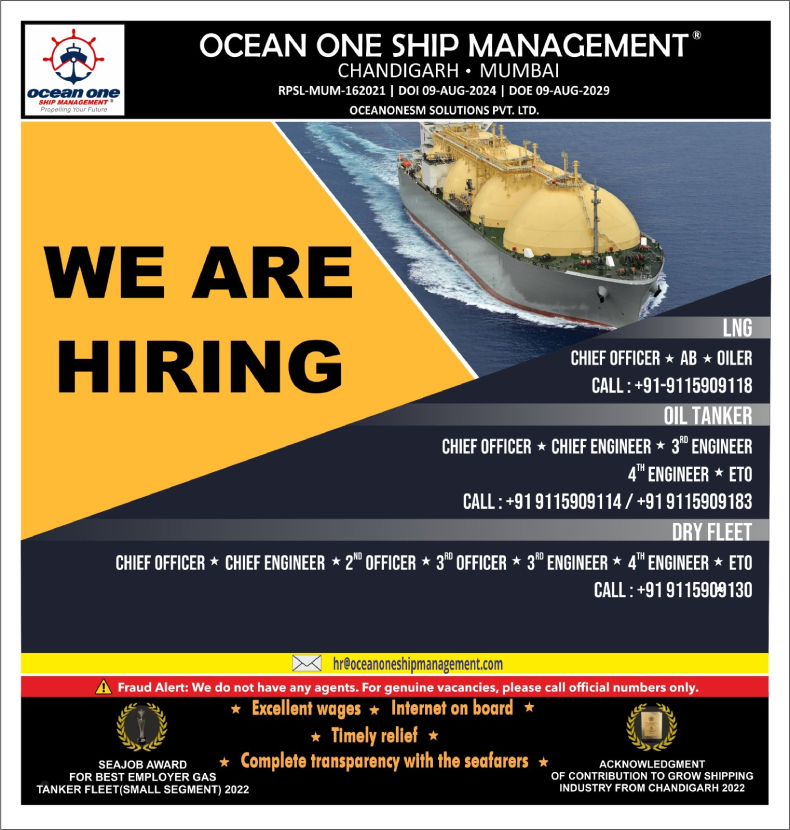 Oceanone Ship Management.