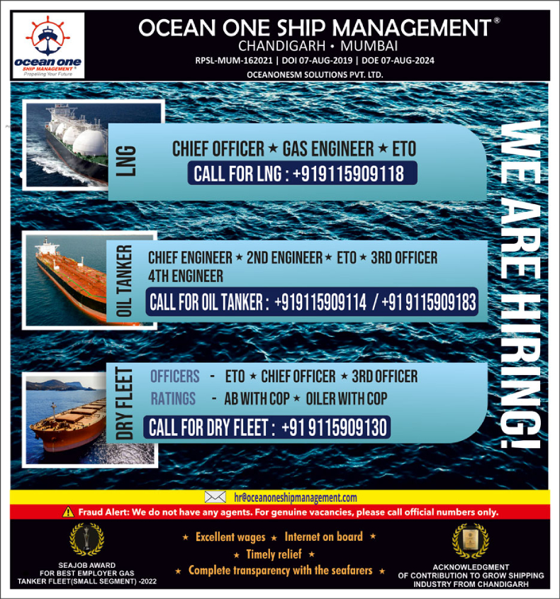 Oceanone Ship Management.