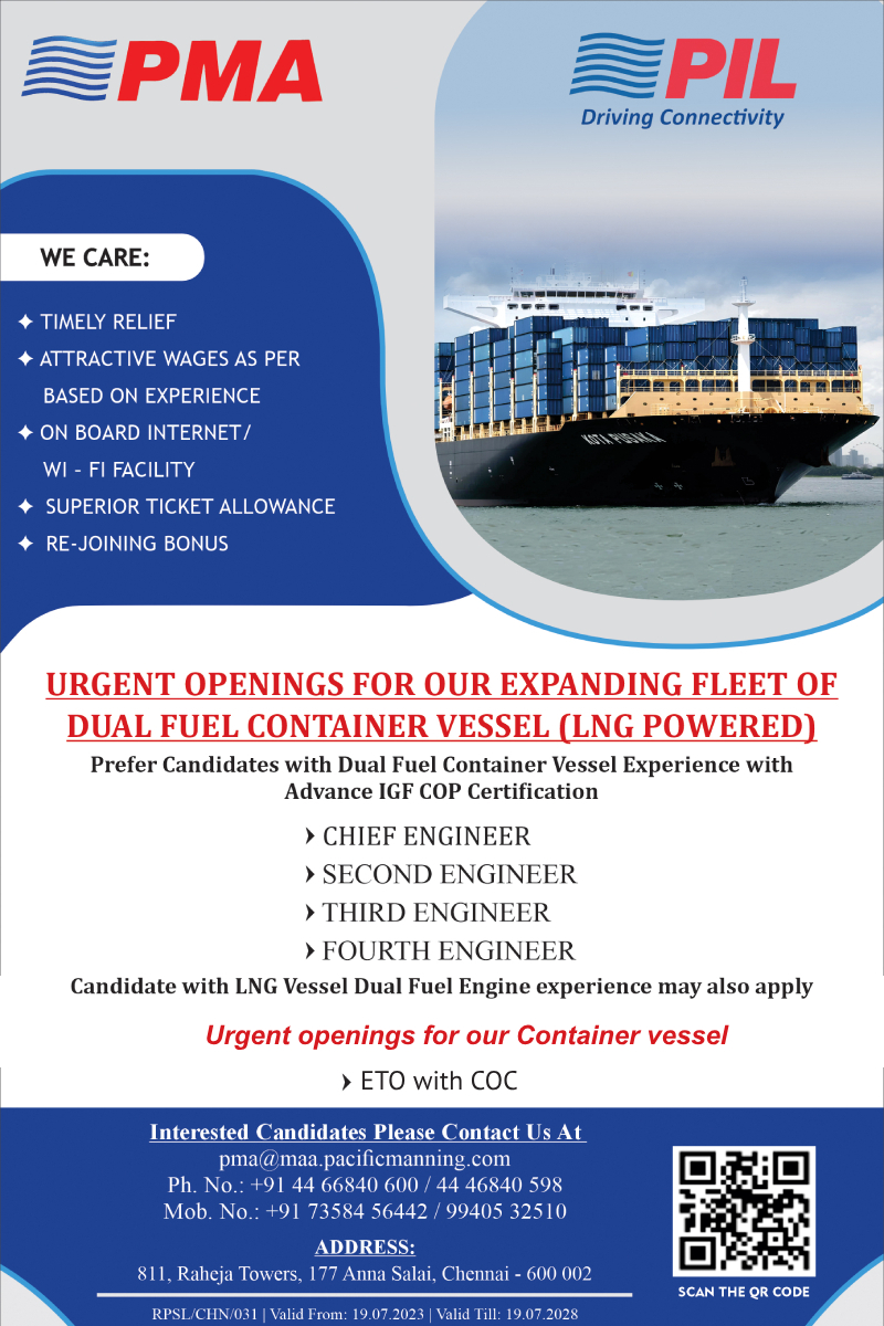 Advertisement of Pacific Manning Agency