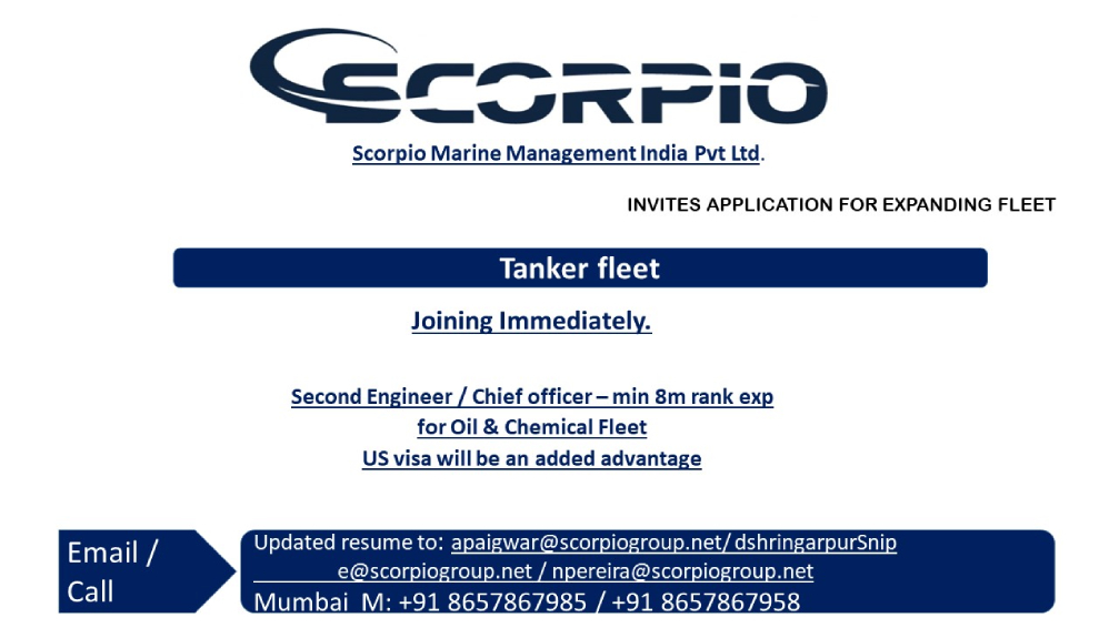 Scorpio Marine Management (I) Pvt. Ltd.